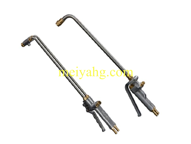 Spray gun, single pipe and two pipes